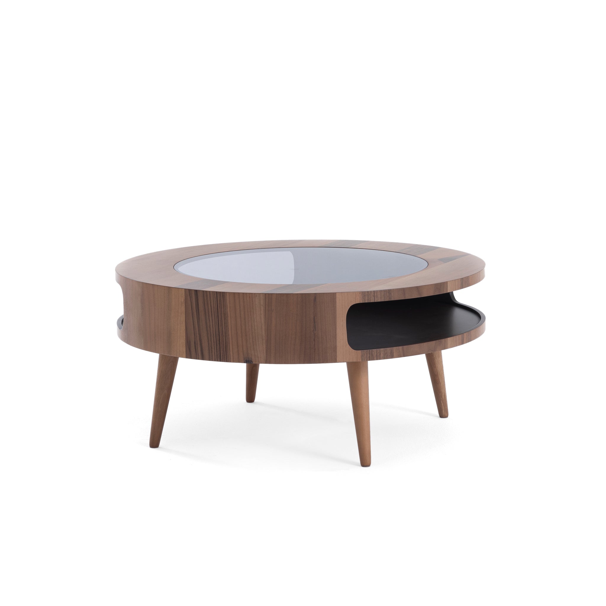 Oslo Coffee Table - Scandinavian-Inspired Design with Glass Top