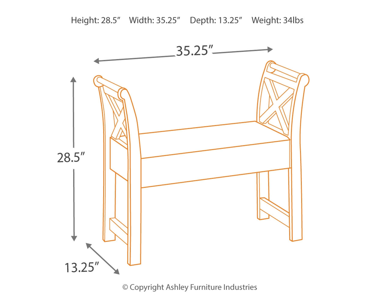 Killarney Accent Bench