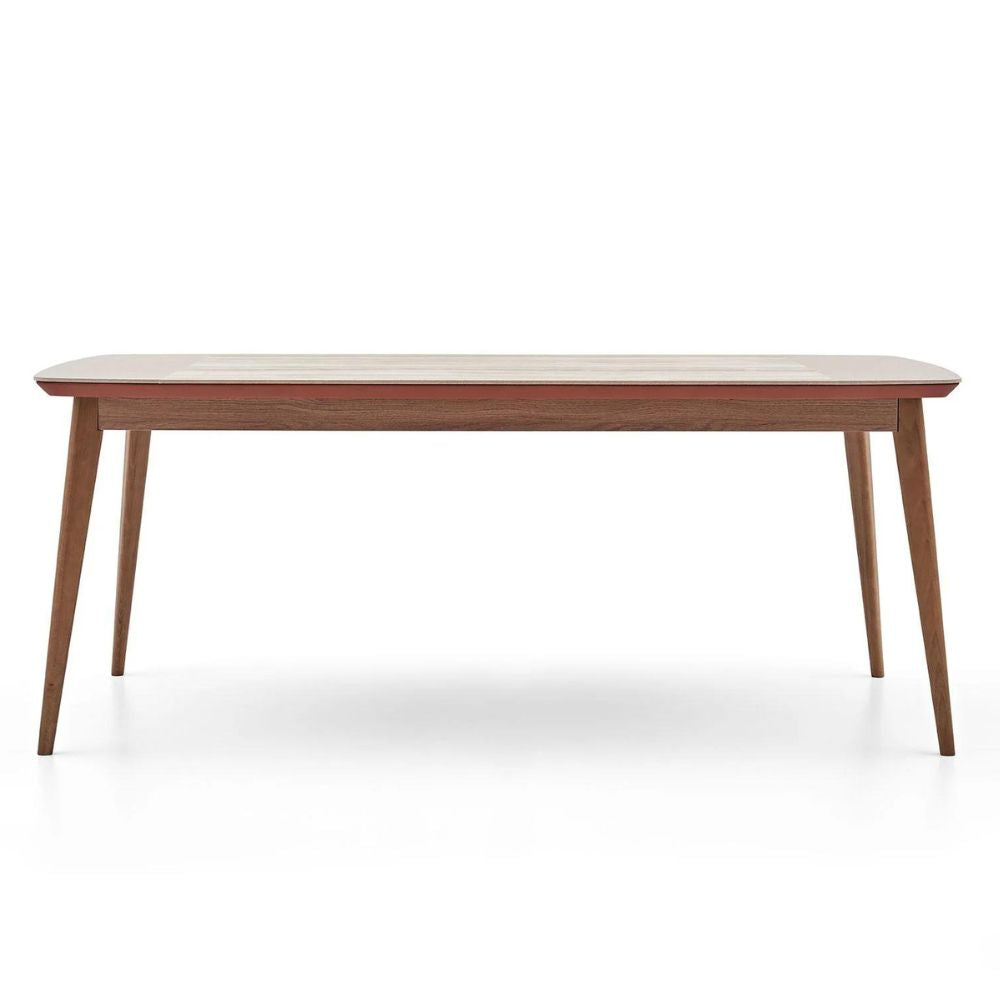 Helsinki Fixed Dining Table - Natural Elegance in Solid Wood